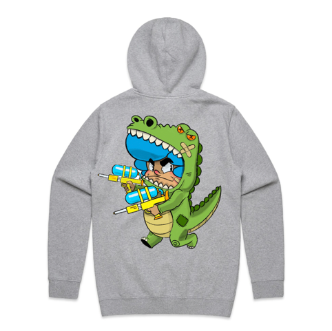 PAPER FRANK AKIMBO REPTAR HOODIE - GREY – SECRET WALLS